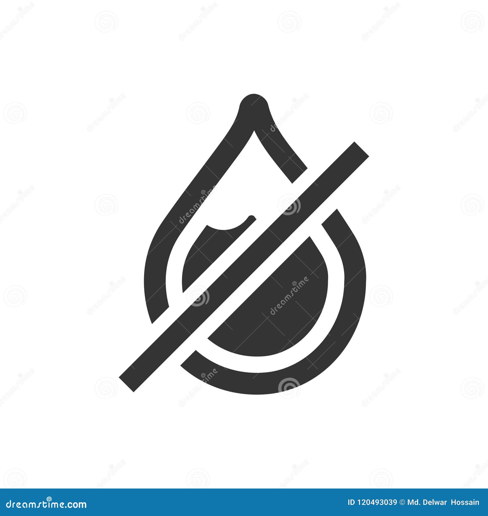 No Rain Icon stock vector. Illustration of sign, weather - 120493039