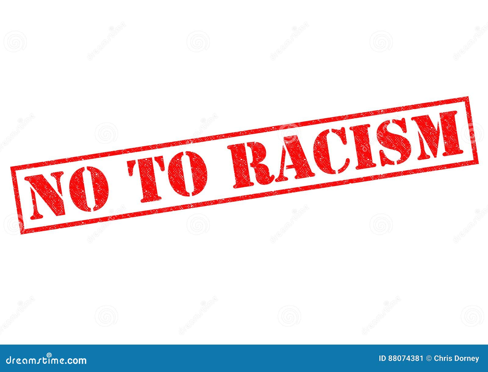 No a razzismo illustrazione di stock. Illustrazione di legge - 88074381