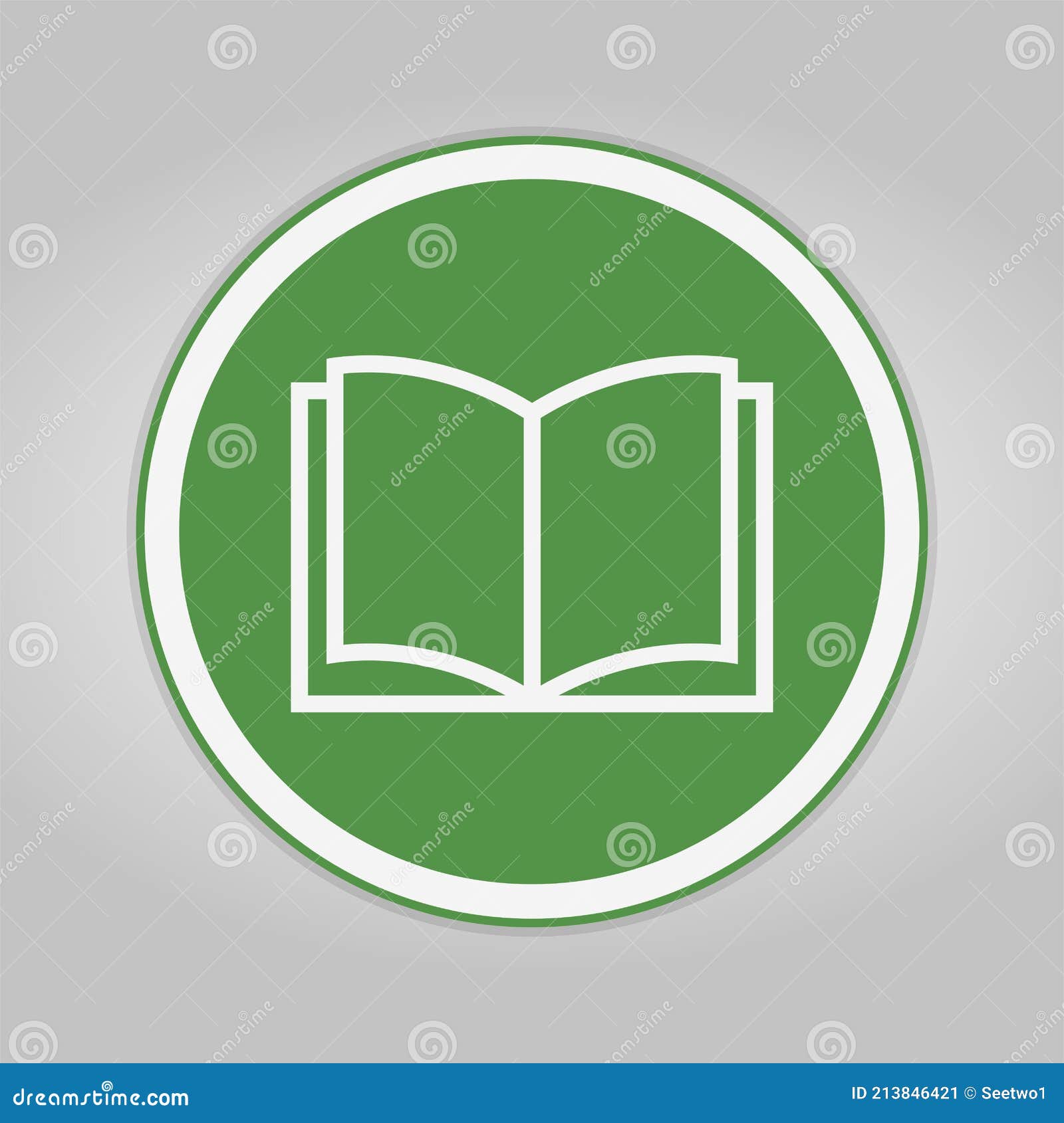 No Read a Book Icons Sign Isolate on White Background,Vector ...