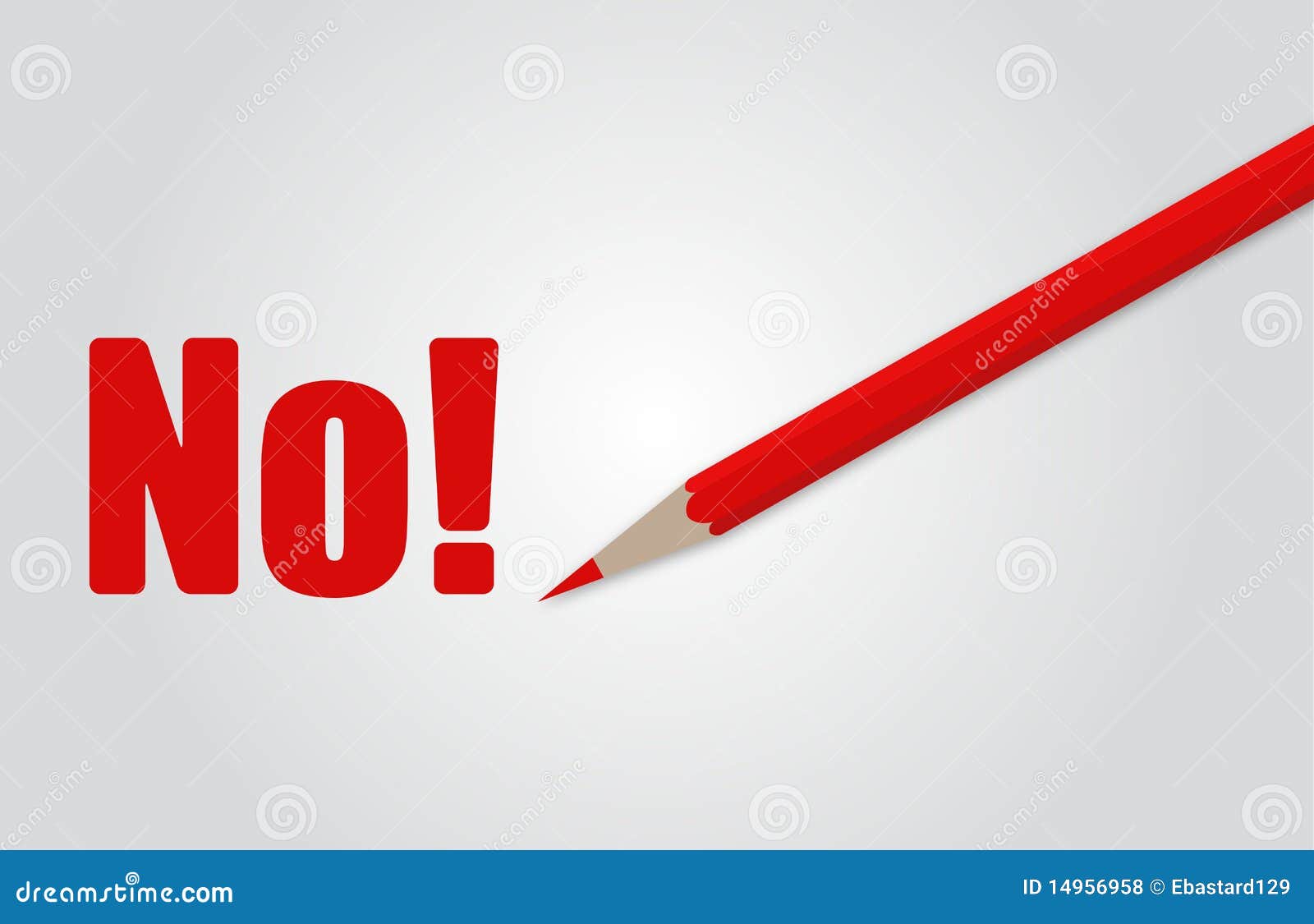 No red stock vector. Illustration of result, write, underline - 14956958