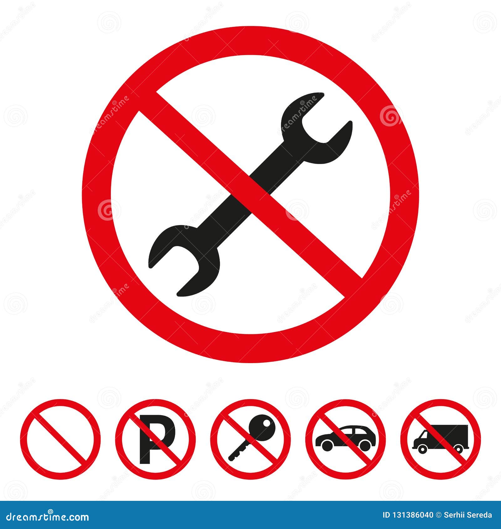 No Repair Sign Stock Illustrations – 324 No Repair Sign Stock ...