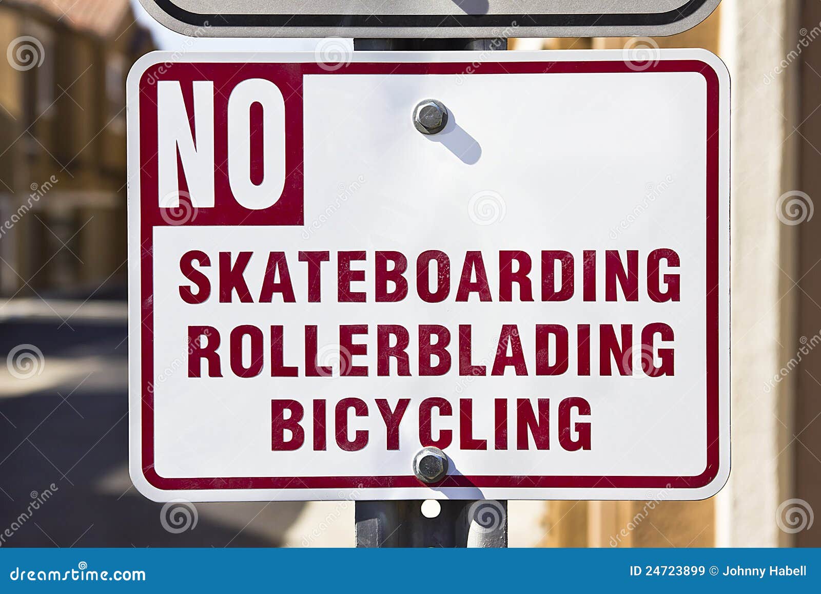 No Riding stock image. Image of skateboarding, loitering - 24723899