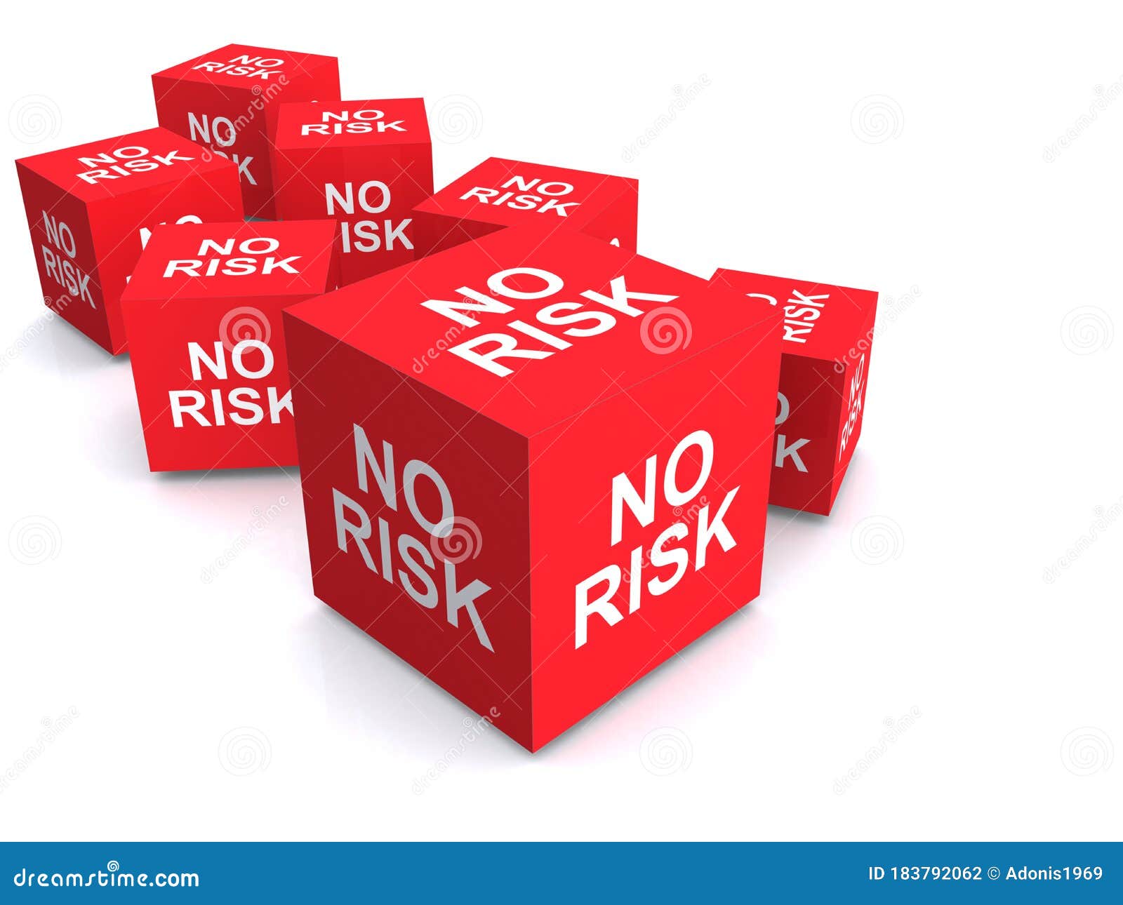 No risk word blocks stock illustration. Illustration of health - 183792062