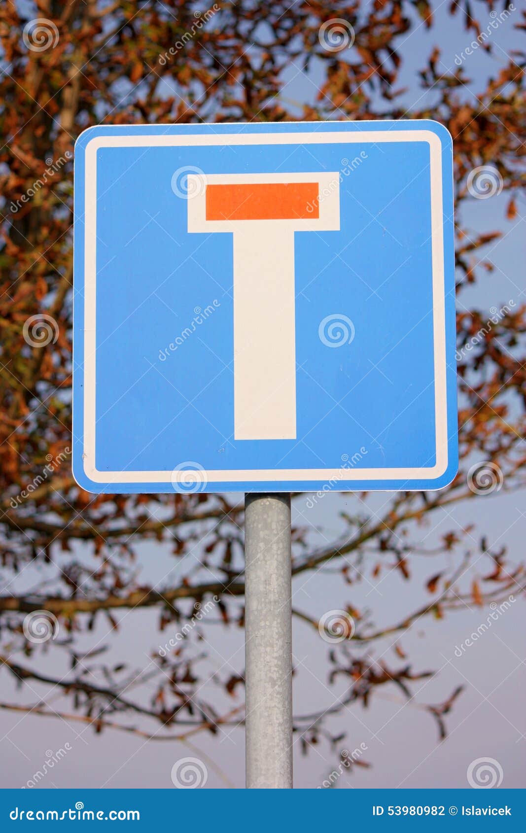 No through road (dead end) stock photo. Image of danger - 53980982