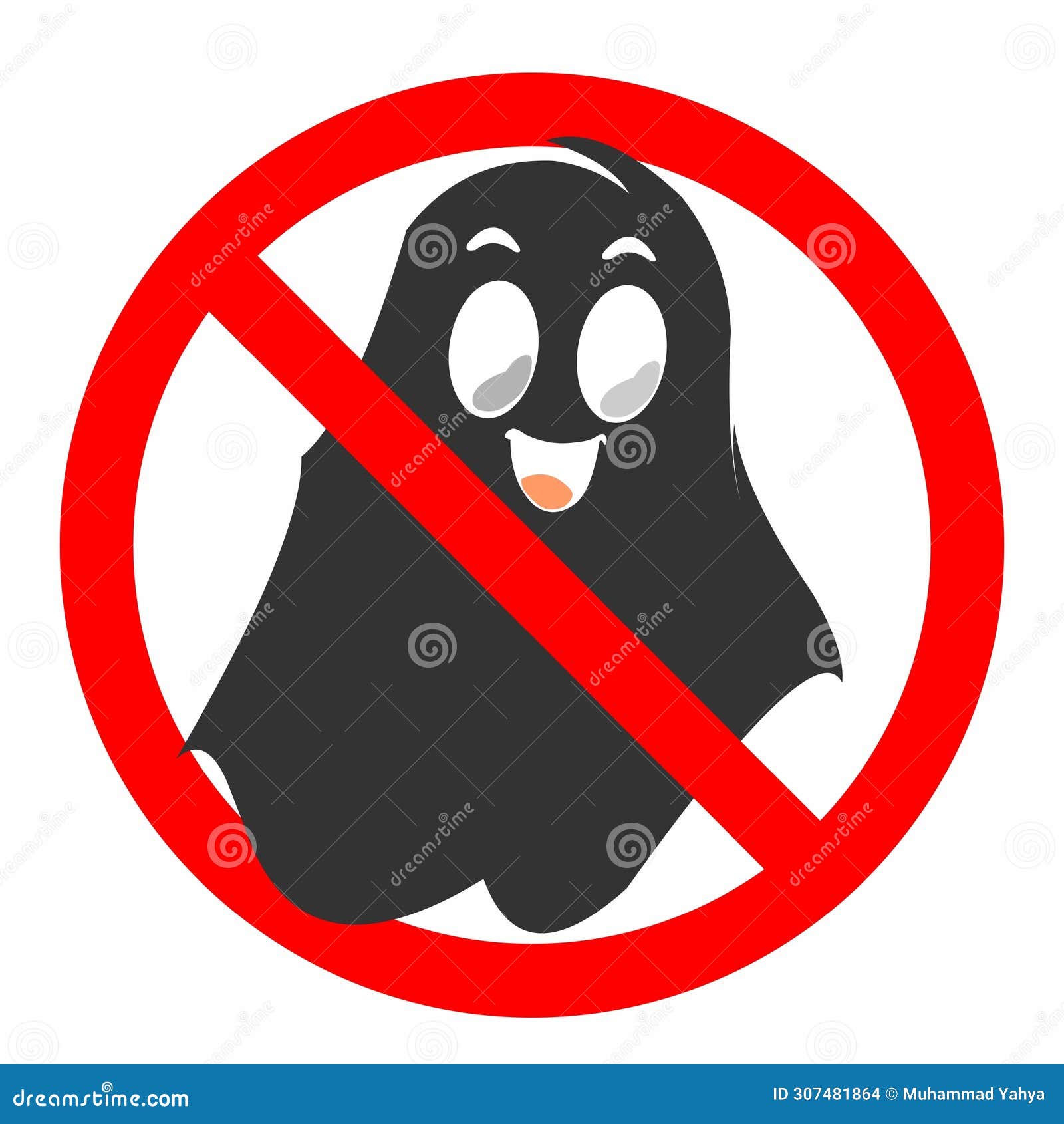 No Roaming Ghost Sign Vector Stock Vector - Illustration of logo ...
