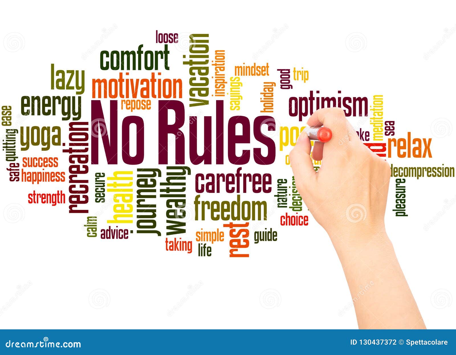 Unwind Word Modern Typography. Hand Drawn Motivation Lettering Phrase ...