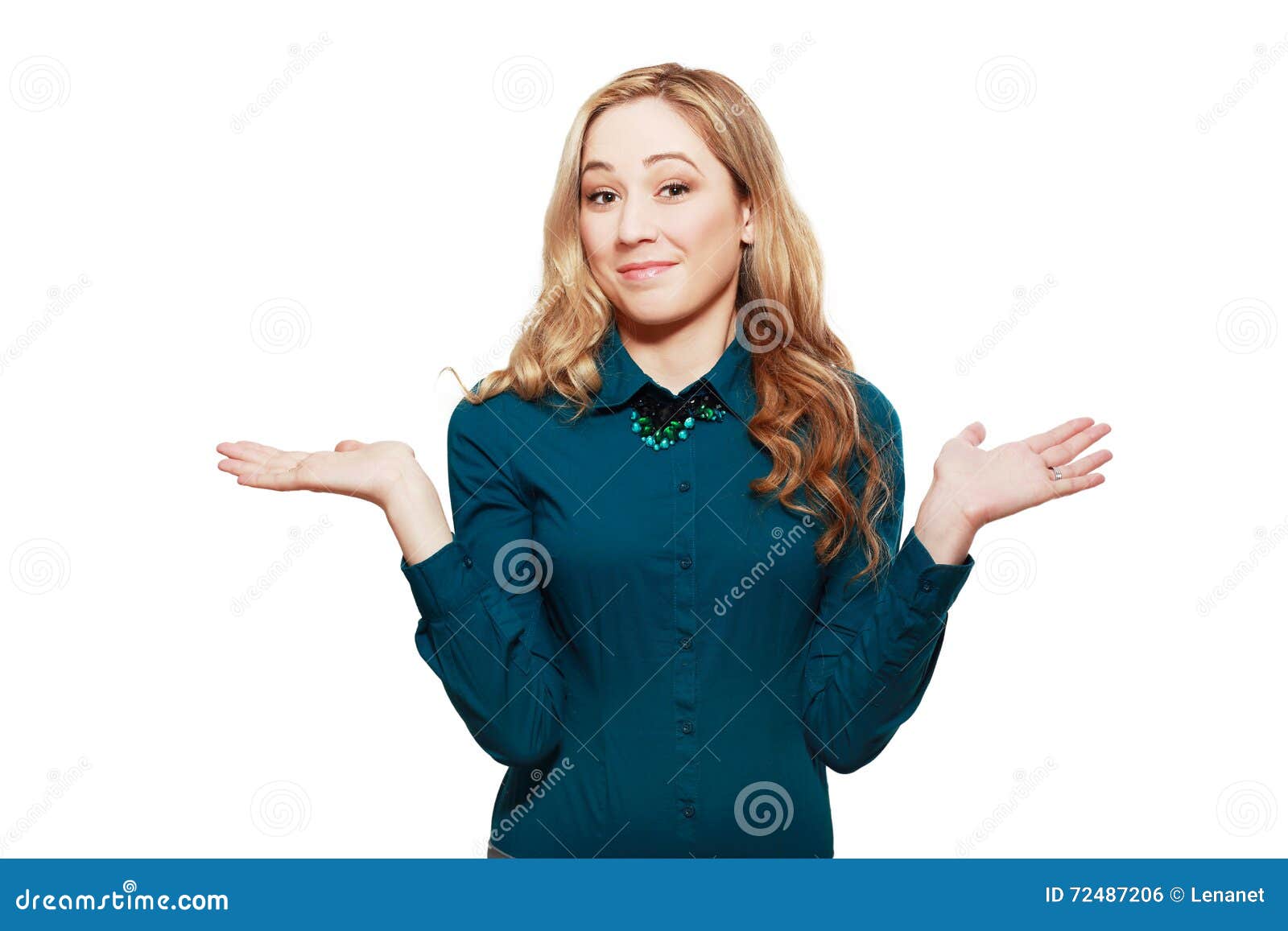 No sé foto de archivo. Imagen de gesto, ignorancia, encogimiento - 72487206