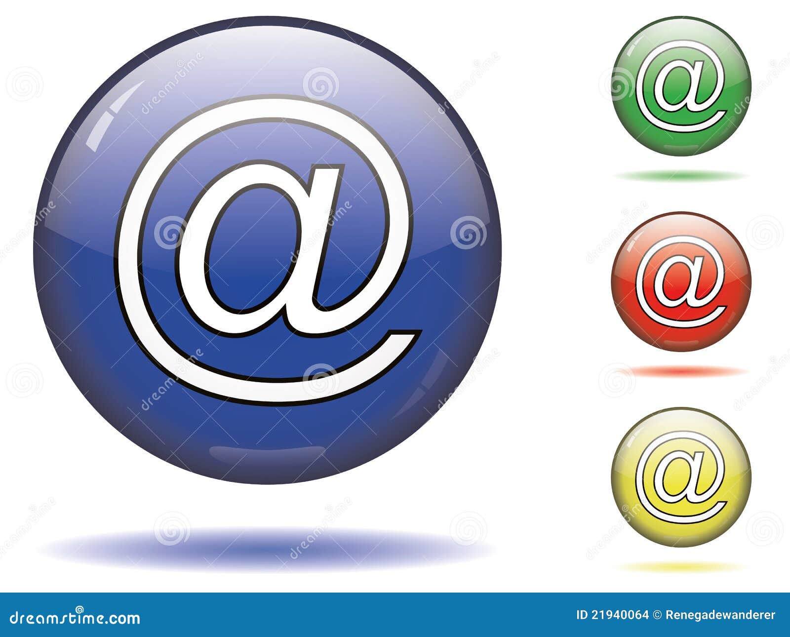 No símbolo do email ilustração do vetor. Ilustração de azul - 21940064