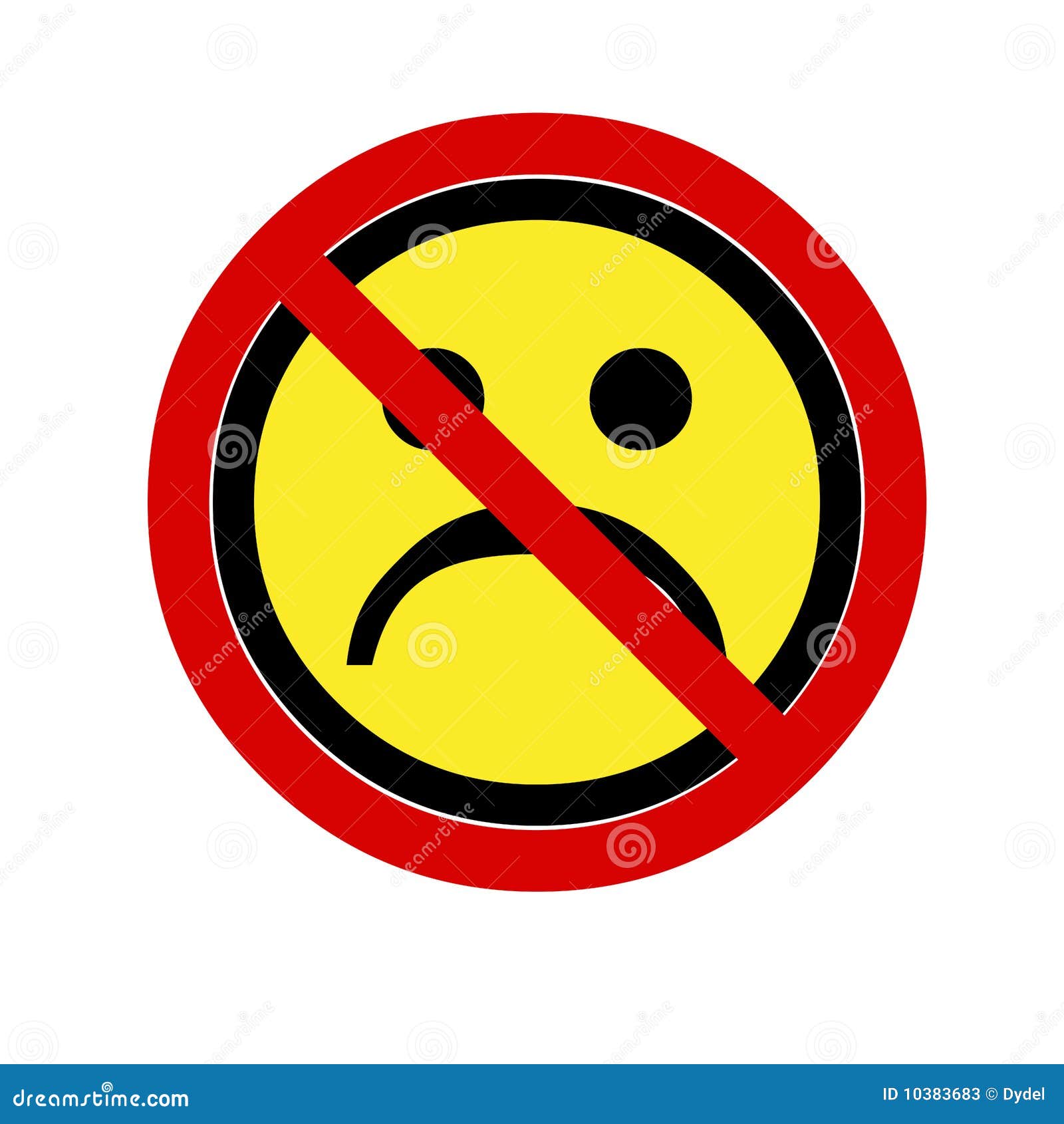 No sad face stock illustration. Illustration of tear - 10383683