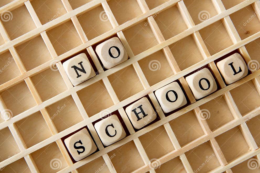 No school stock image. Image of vacations, studying, wooden - 5112265