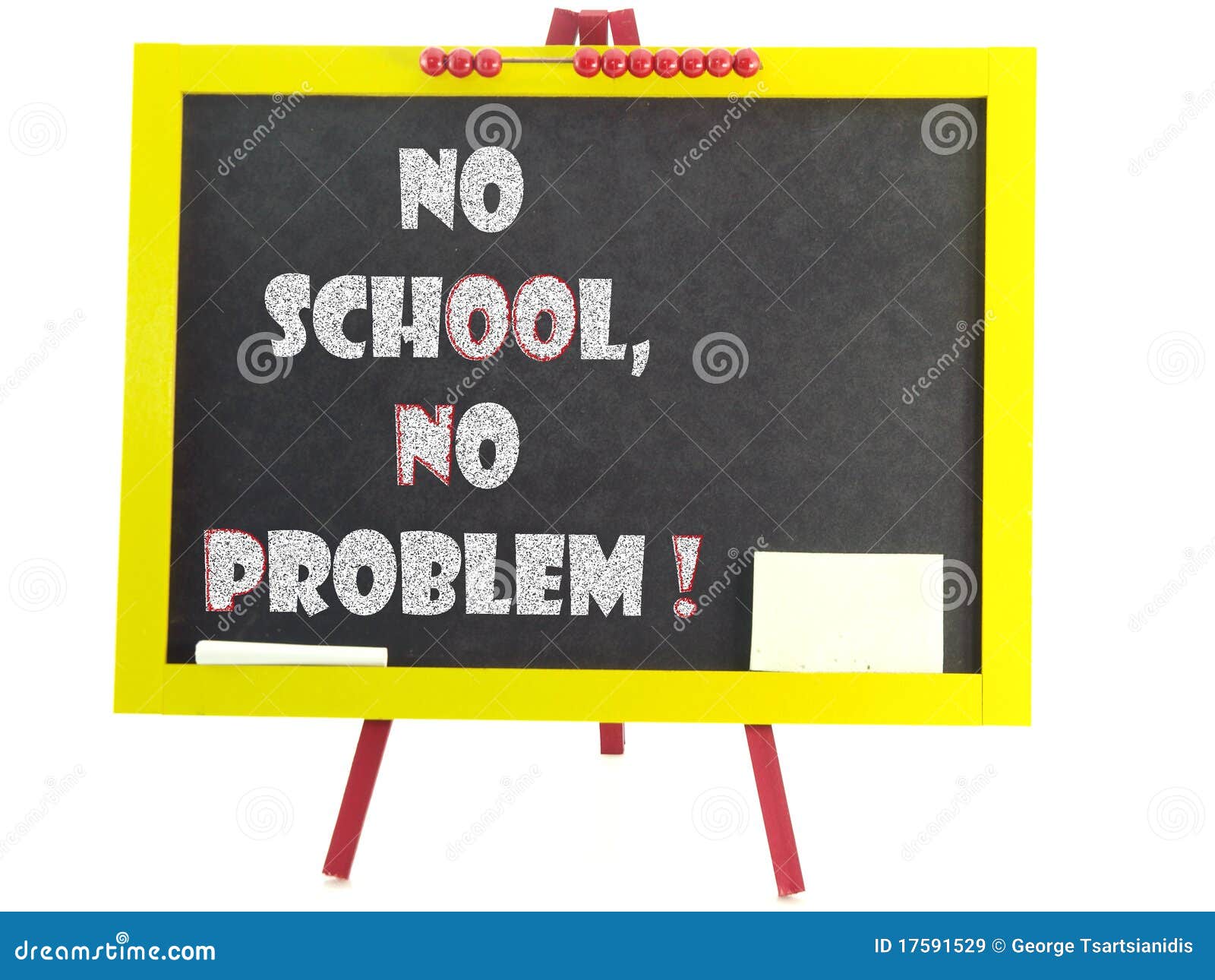 No school no problem stock image. Image of crayon, drawing - 17591529