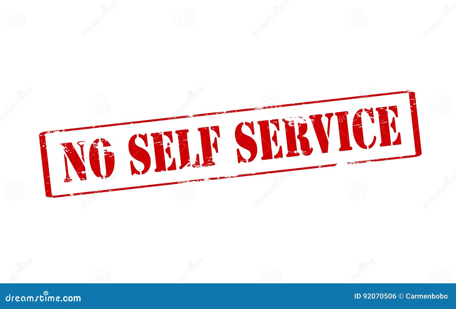 No self service stock illustration. Illustration of employ - 92070506