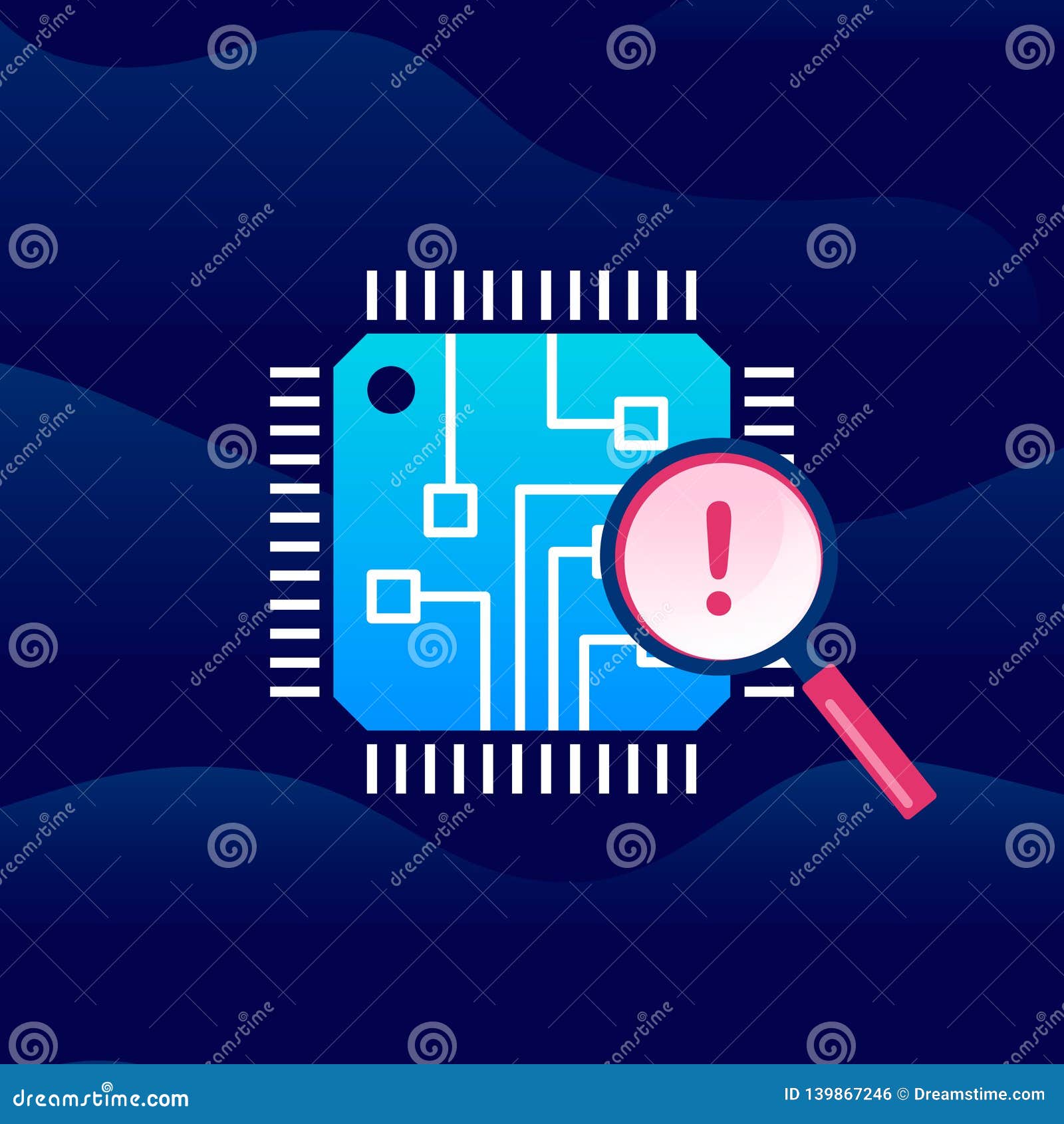 No Server Icon. Art Illustration Stock Illustration - Illustration of ...