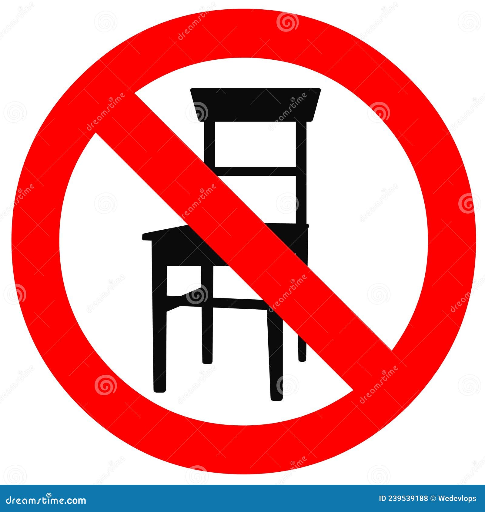 Chair And Stool 3D Isometric Heart Shape Pattern, Group Therapy Concept ...