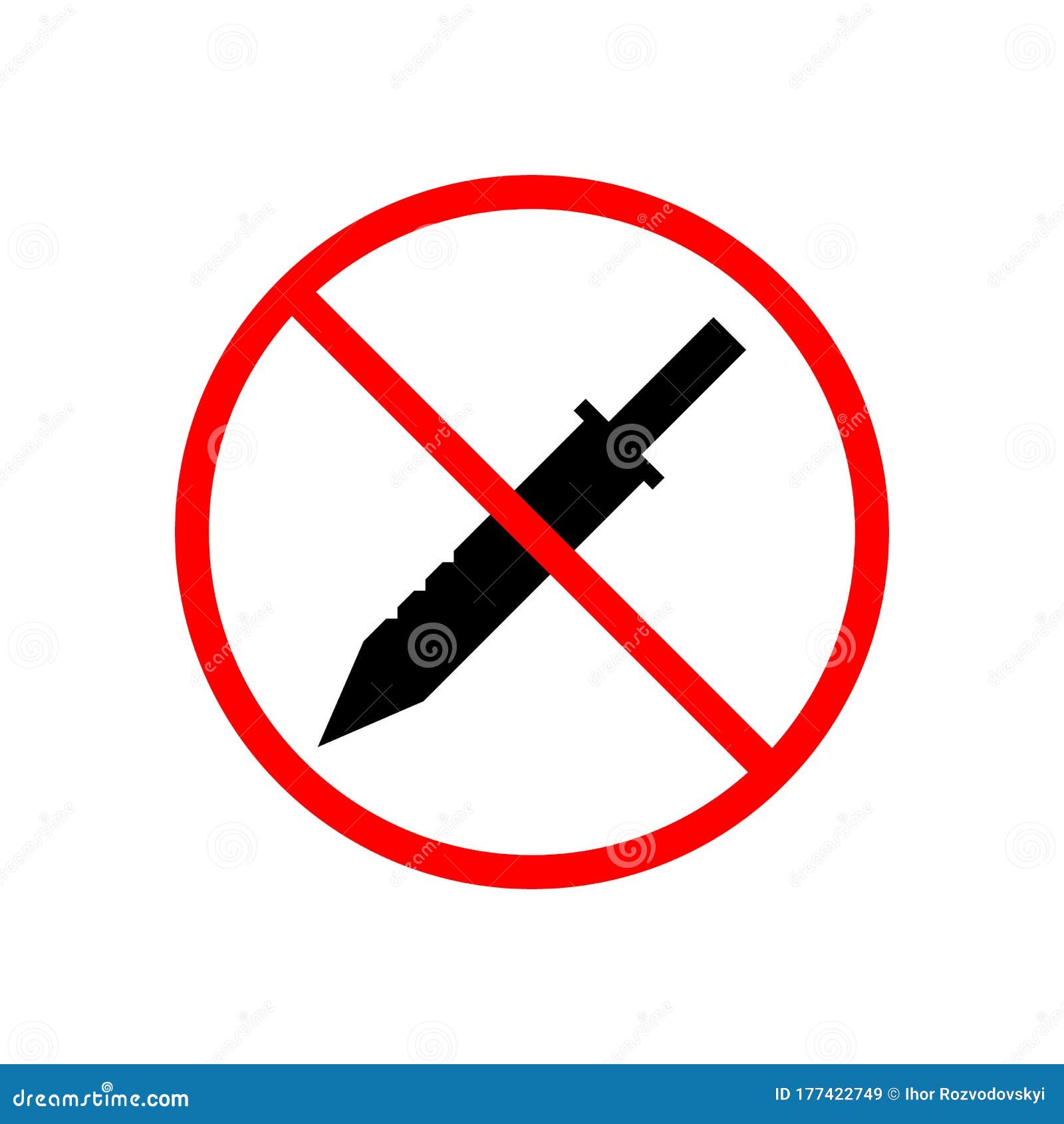 No Sharp Glyph Icon, Prohibition and Forbidden, No Knife Sign Vector ...