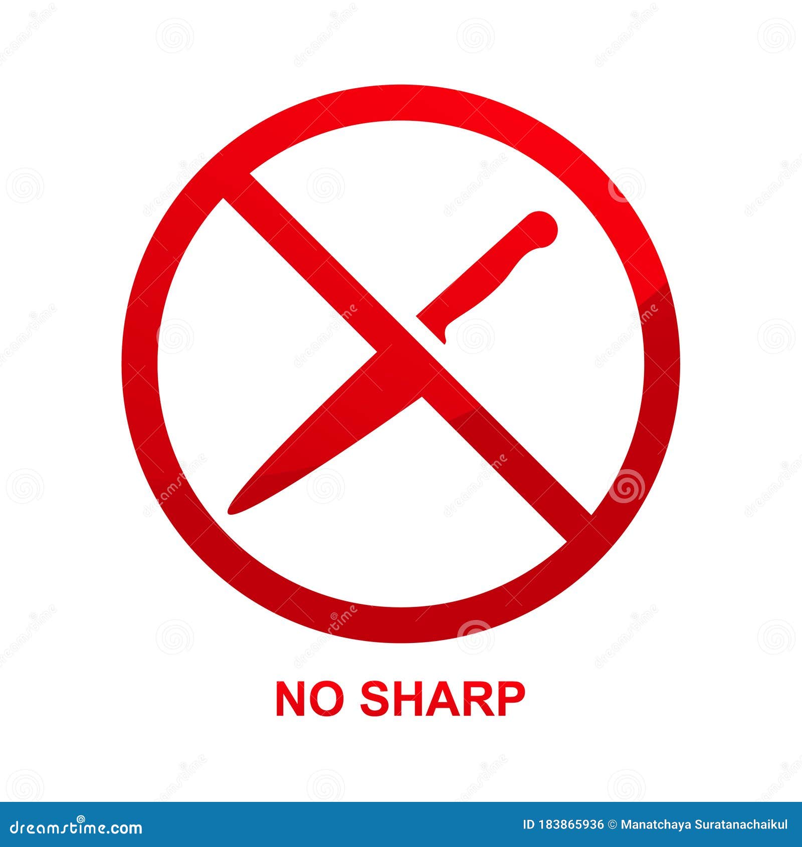 No Sharp Sign Isolated on White Background Stock Vector - Illustration ...