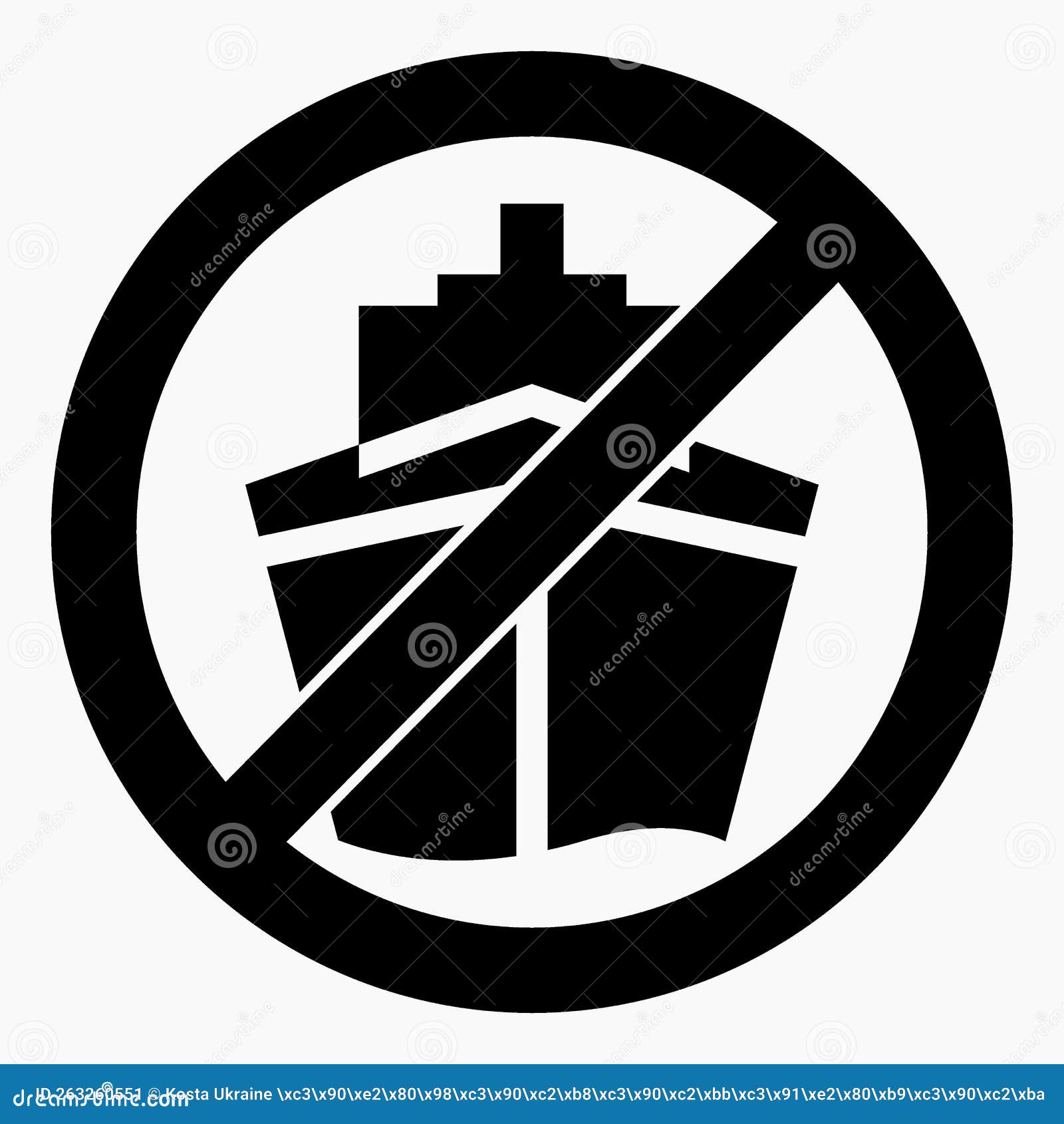 No ships stock vector. Illustration of vector, nautical - 263260551