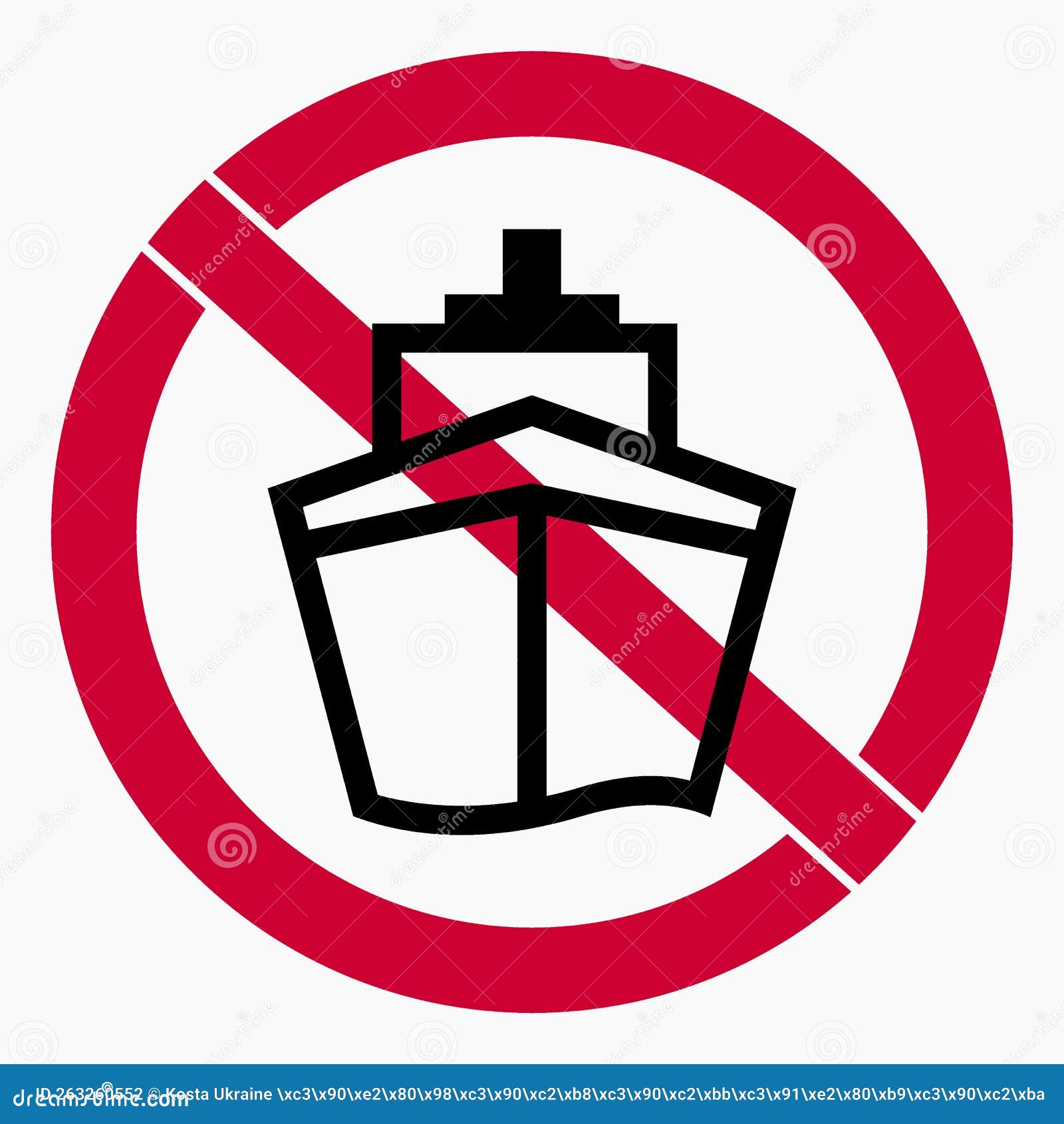 No ships stock vector. Illustration of icon, sail, travel - 263260552