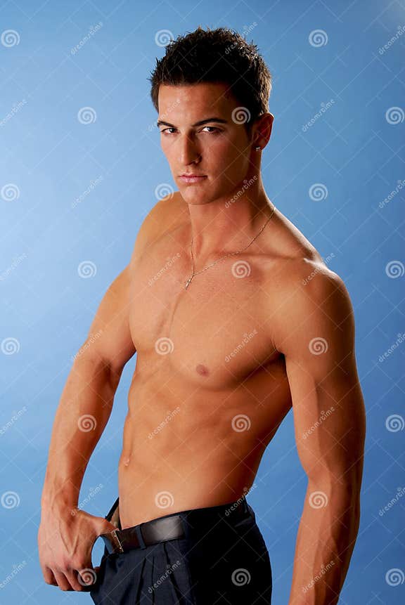 No Shirt stock image. Image of stylish, fashion, complexion - 3816675