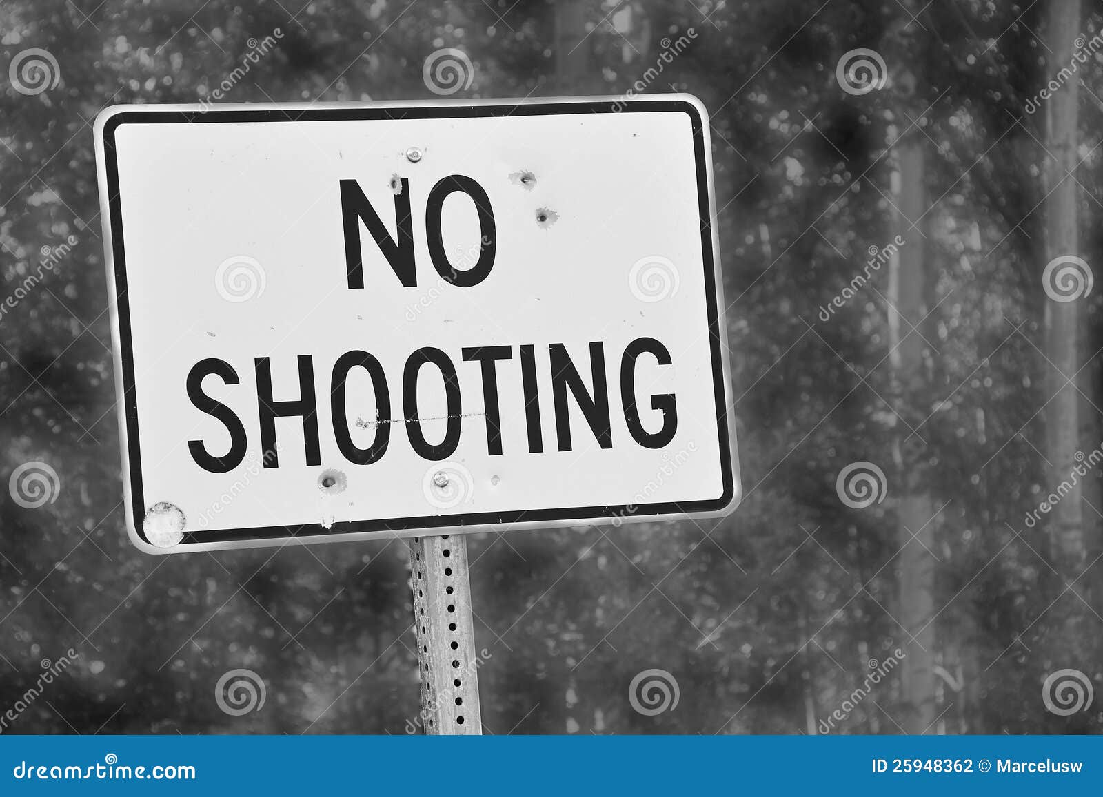 No Shooting sign stock photo. Image of legal, wildlife - 25948362