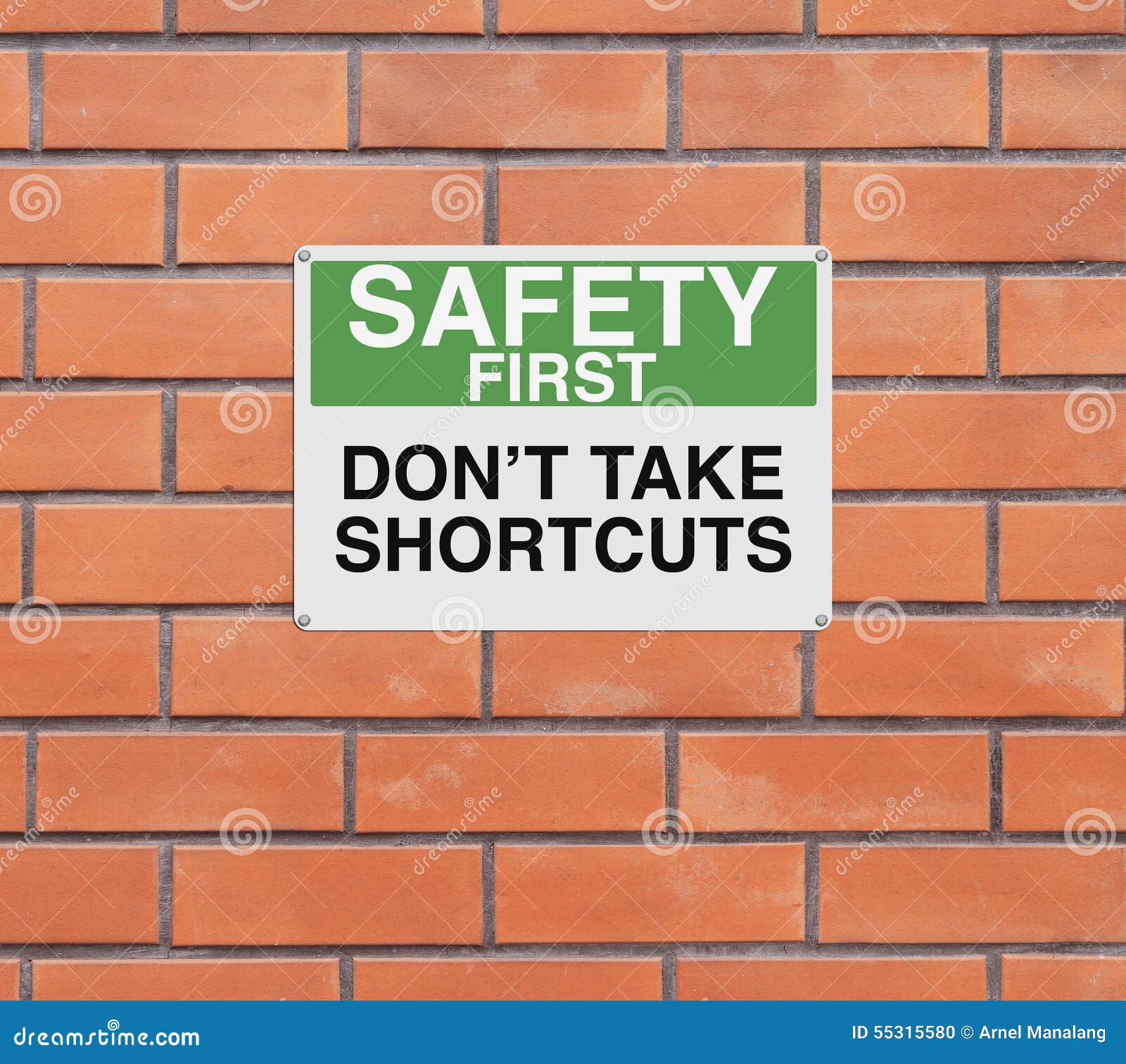 No Shortcuts stock photo. Image of caution, safe, safety - 55315580