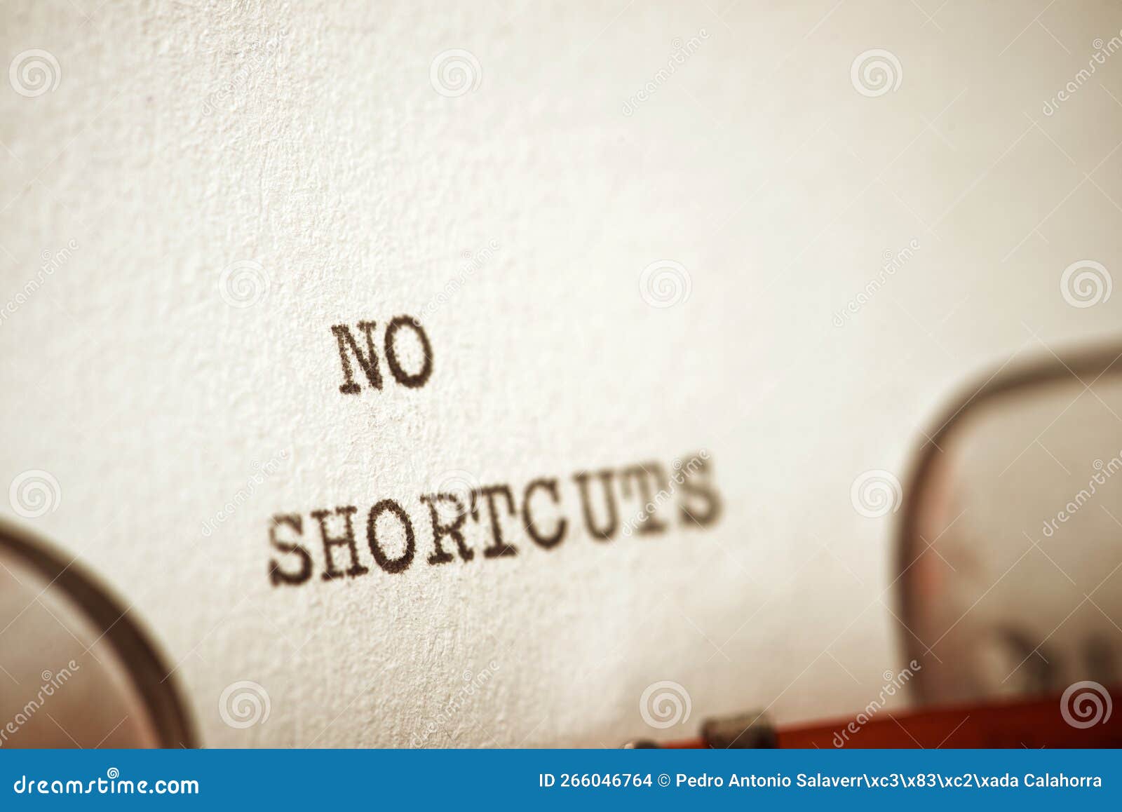 No shortcuts concept stock photo. Image of idea, attempt - 266046764
