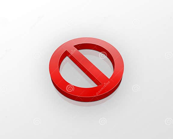 No sign stock illustration. Illustration of prohibit - 10665134