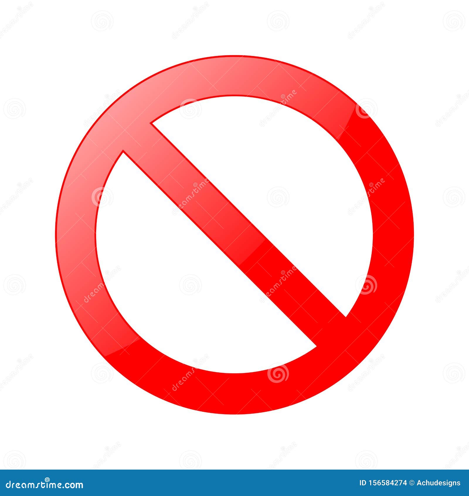 No sign stock vector. Illustration of place, block, banned - 156584274