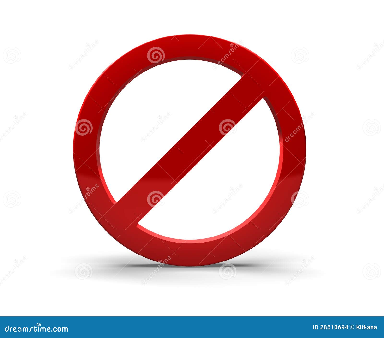 No sign stock illustration. Illustration of front, prohibition - 28510694