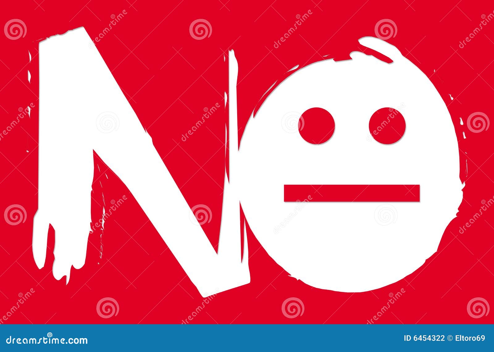 No sign stock illustration. Illustration of advertising - 6454322