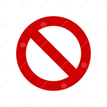 No sign vector stock vector. Illustration of traffic - 101329606