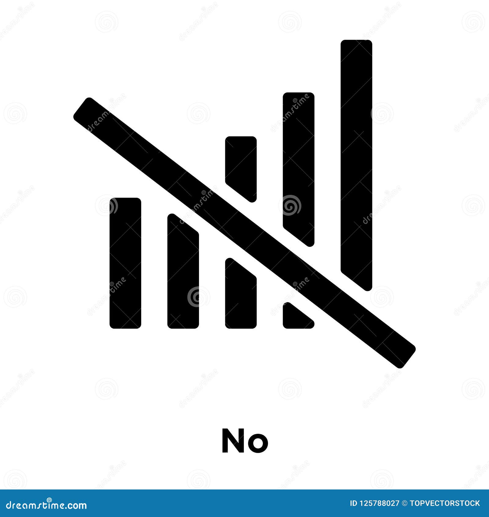 No Signal Icon Vector Isolated on White Background, Logo Concept Stock ... No Signal Icon Vector Isolated on White Background, Logo Concept Stock ...