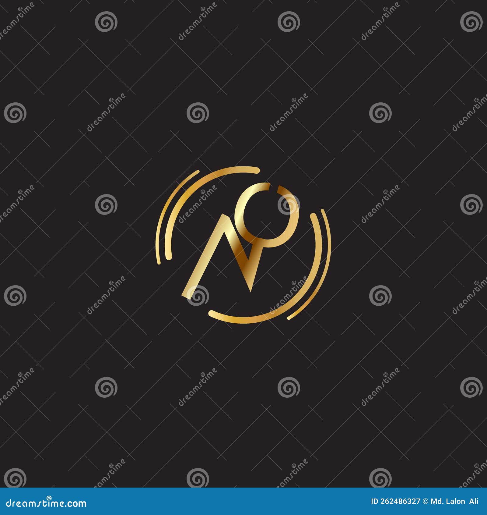 NO Text Logo Design stock vector. Illustration of poster - 262486327