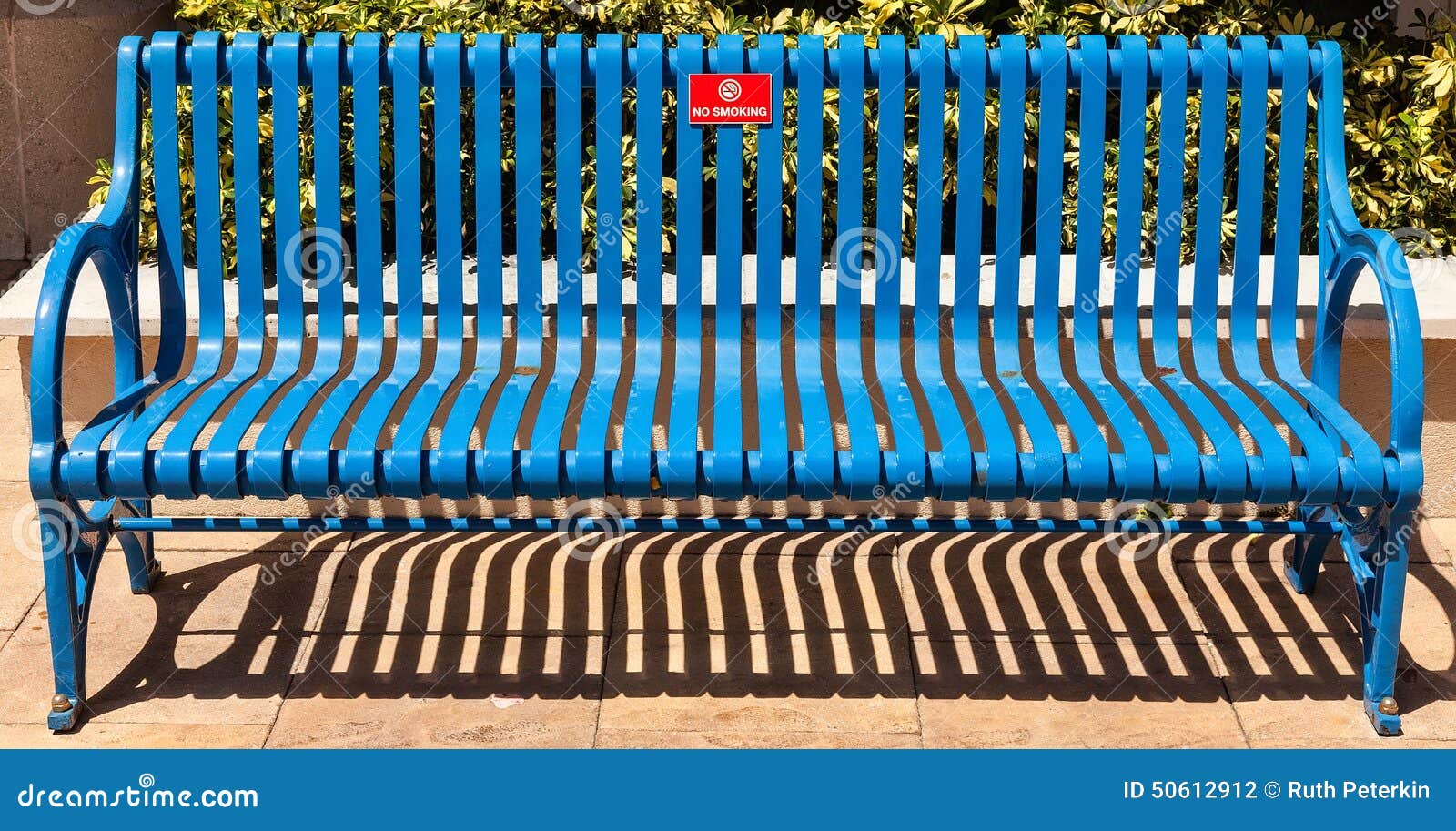 No Smoking Bench stock photo. Image of bench, smoking - 50612912