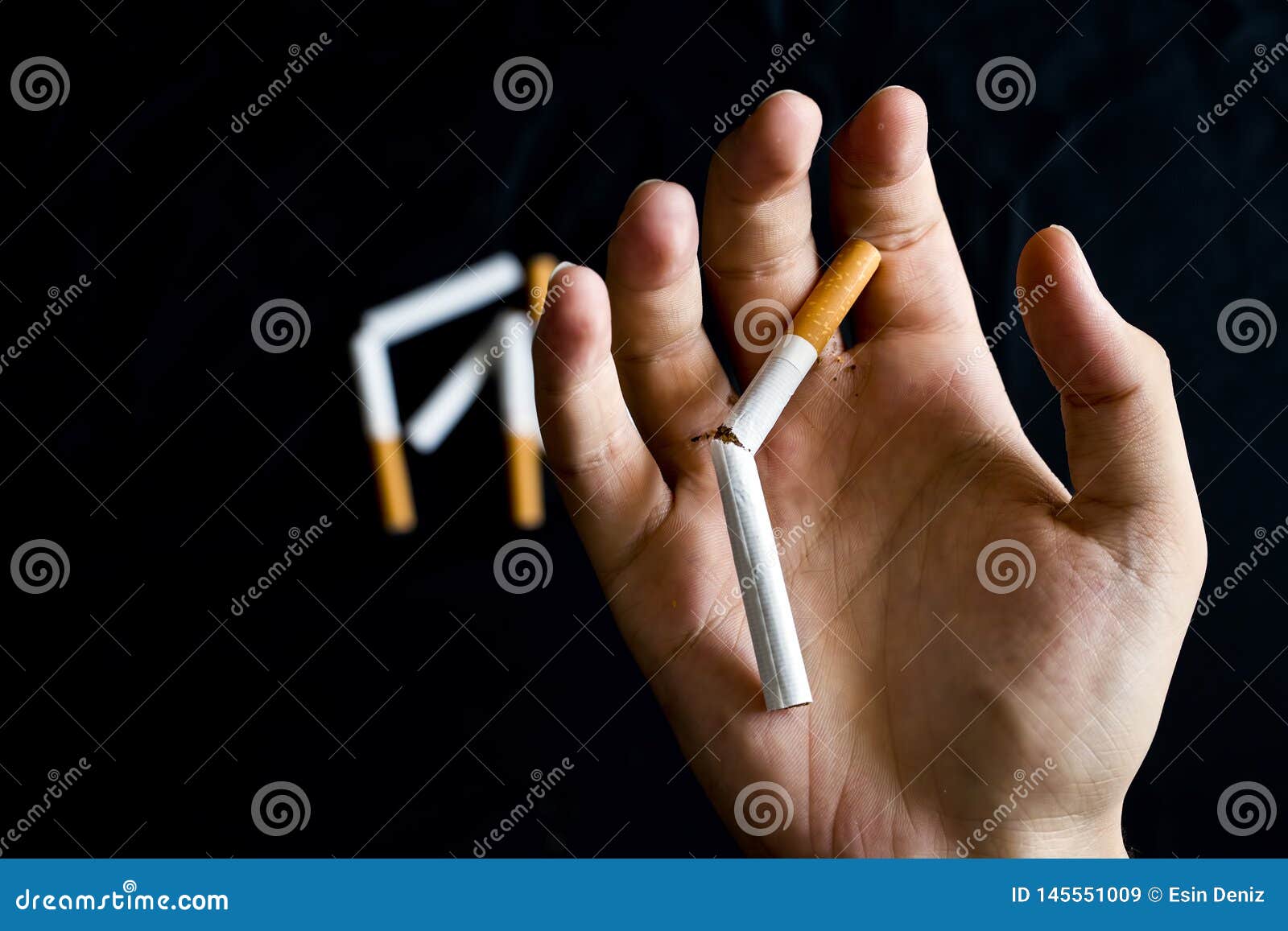 No Smoking, Cigarette Break Concept Photo Stock Image - Image of lung ...