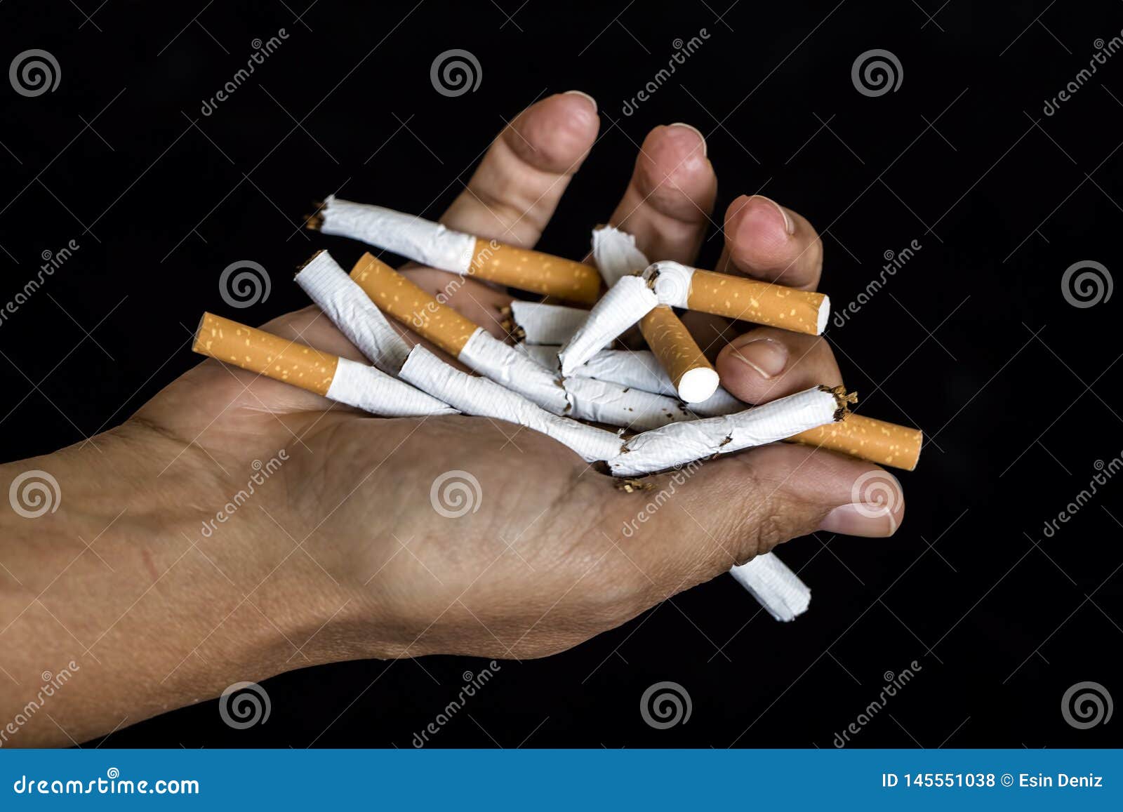 No Smoking, Cigarette Break Concept Photo Stock Photo - Image of ...