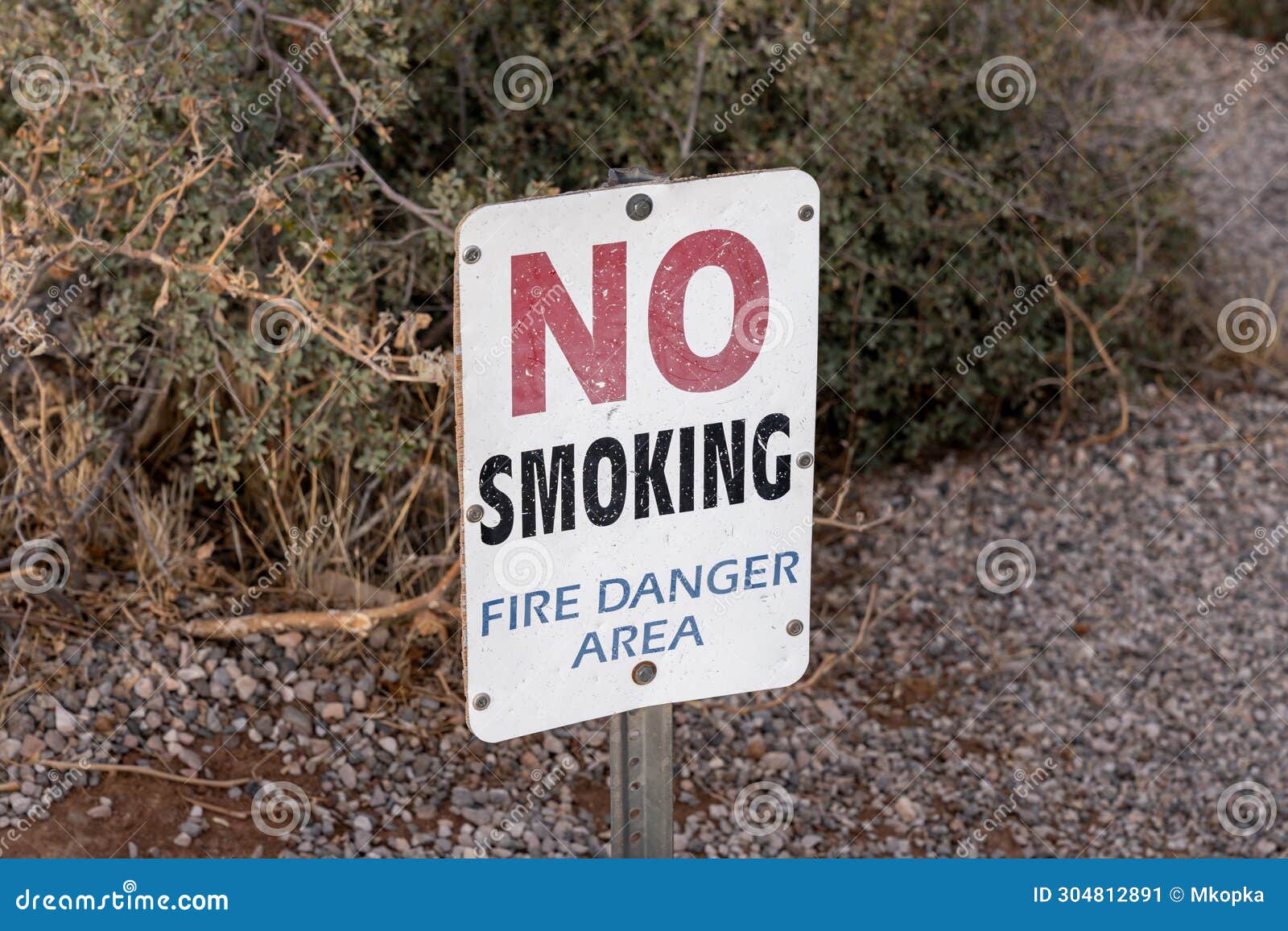 No Smoking - Fire Danger Area Sign Stock Image - Image of forest, fire ...