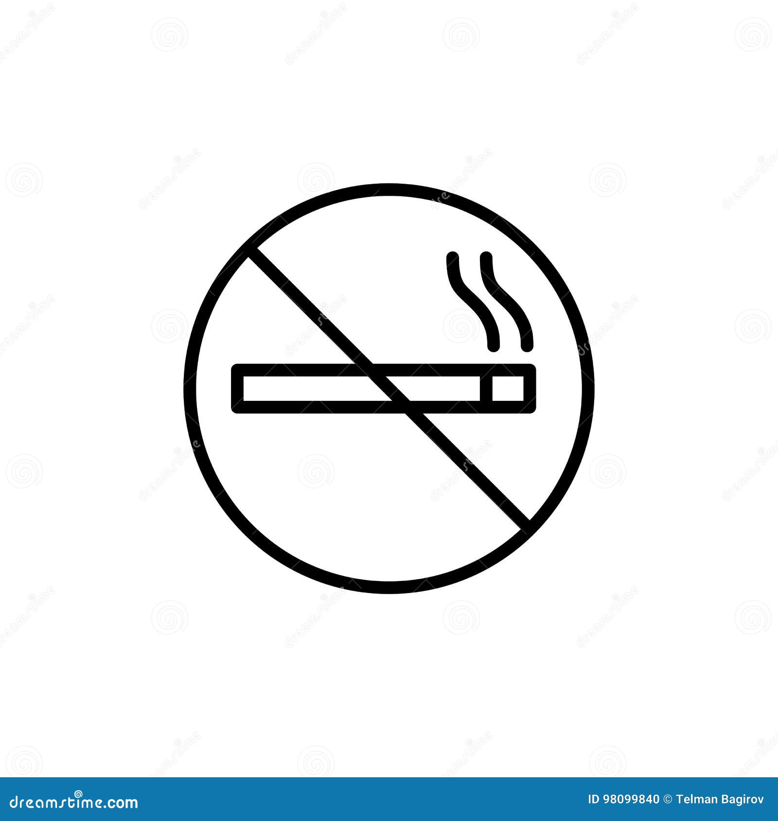No Smoking Icon Vector Isolated On White Background, No Smoking Sign ...