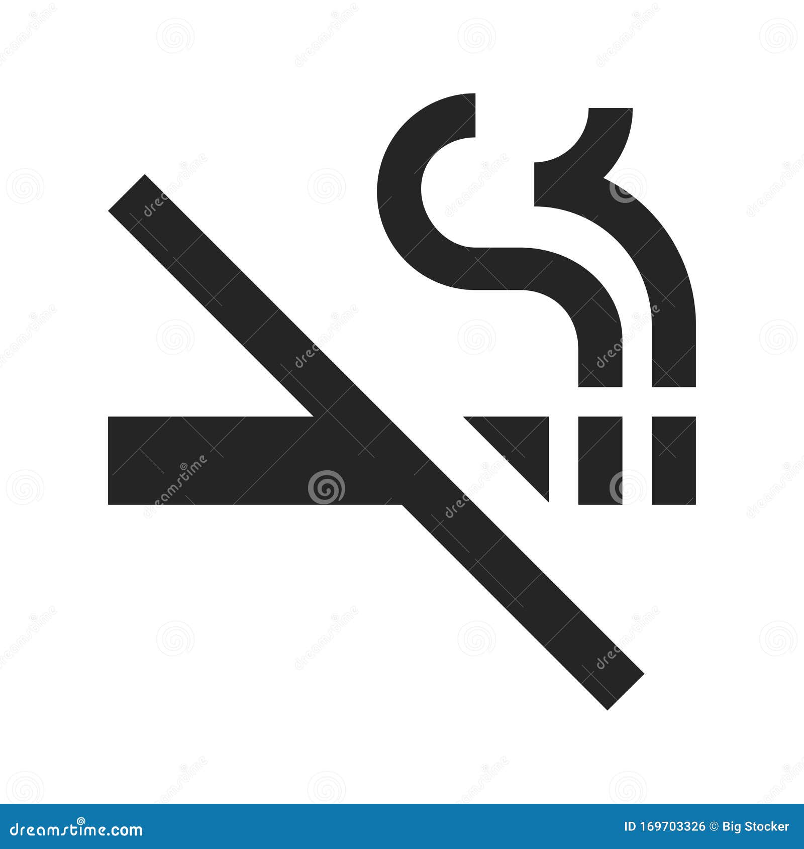 No Smoking Icon in Modern Design Style for Web Site and Mobile App ...