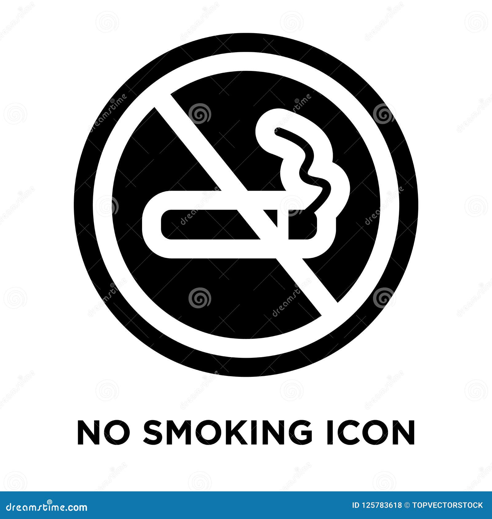 No Smoking Icon Vector Isolated On White Background Logo Concept Of No Smoking Sign On