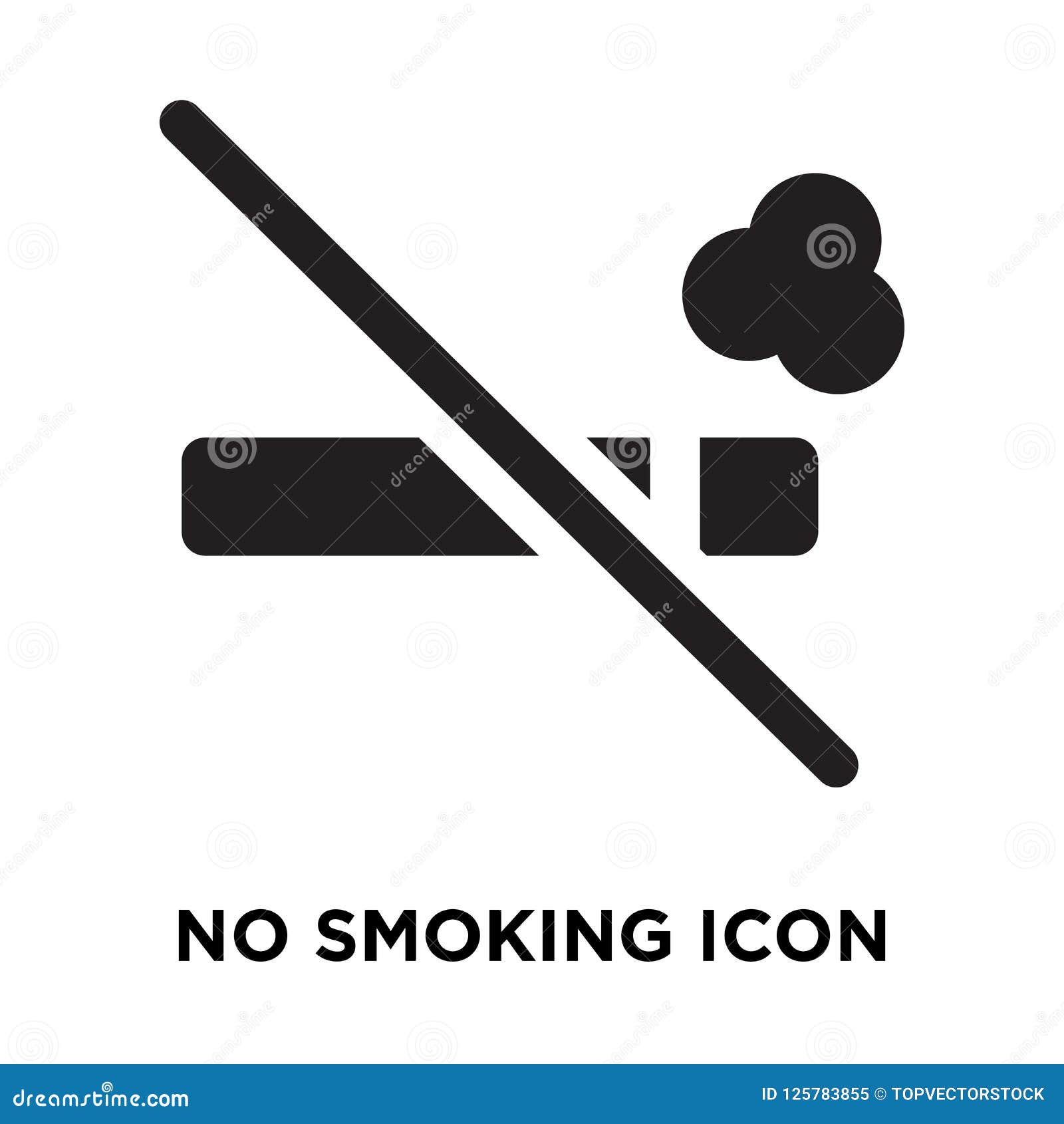 No Smoking Icon Vector Isolated On White Background Logo Concept Of No Smoking Sign On
