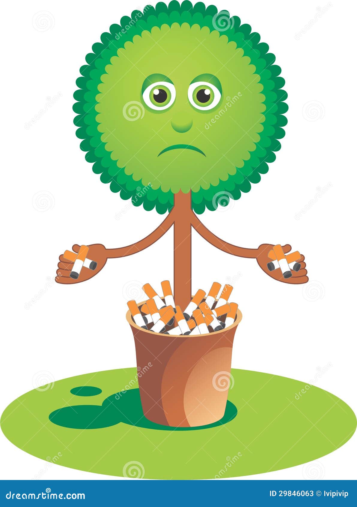 No Smoking Tree Royalty-Free Stock Photography | CartoonDealer.com ...