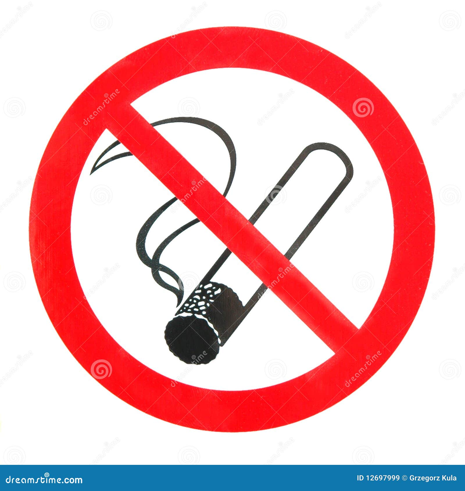 No smoking sign stock image. Image of warning, smoke - 12697999