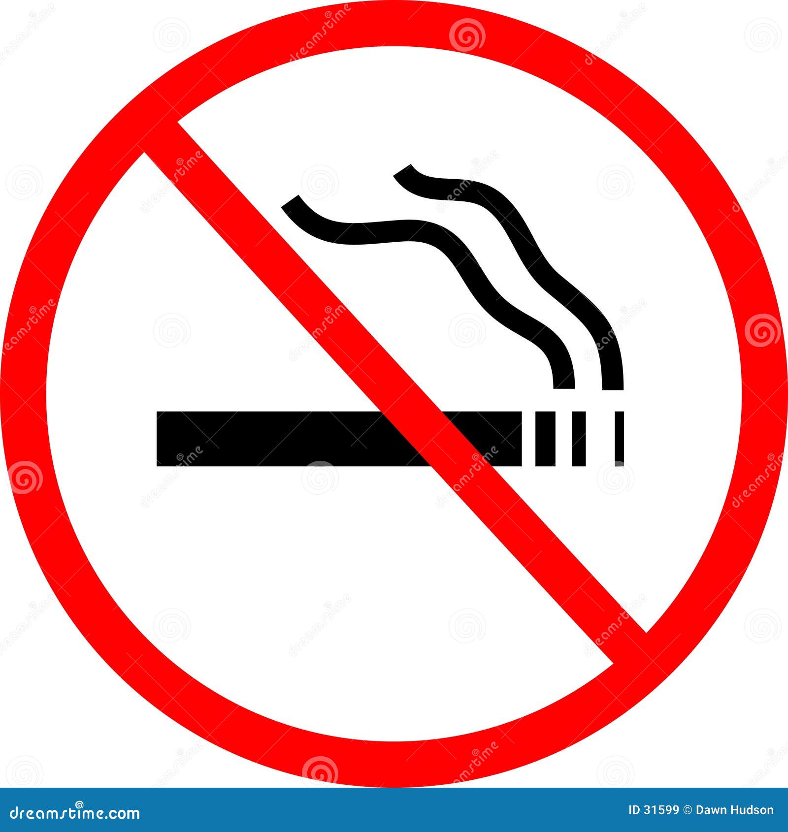 No Smoking Sign. No Smoke Icon. Vector Illustration | CartoonDealer.com ...