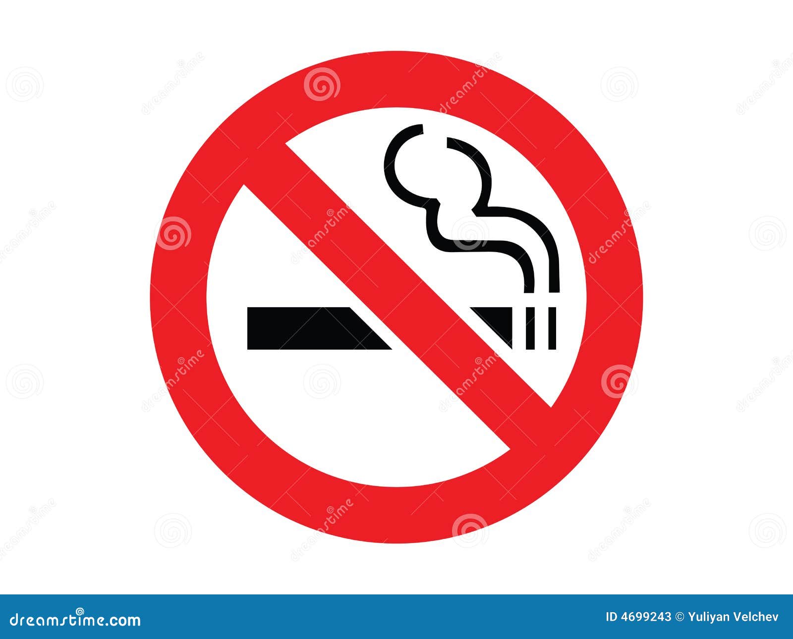No Smoking Sign. No Smoke Icon. Vector Illustration | CartoonDealer.com ...