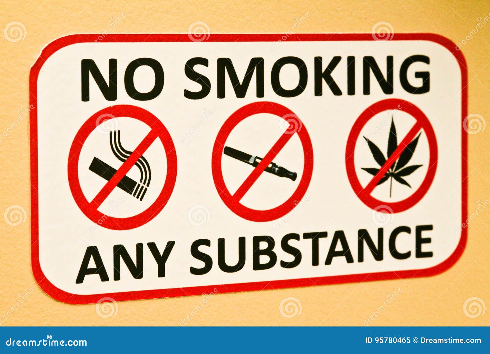 No Smoking Sign stock image. Image of regulations, forbidden - 95780465