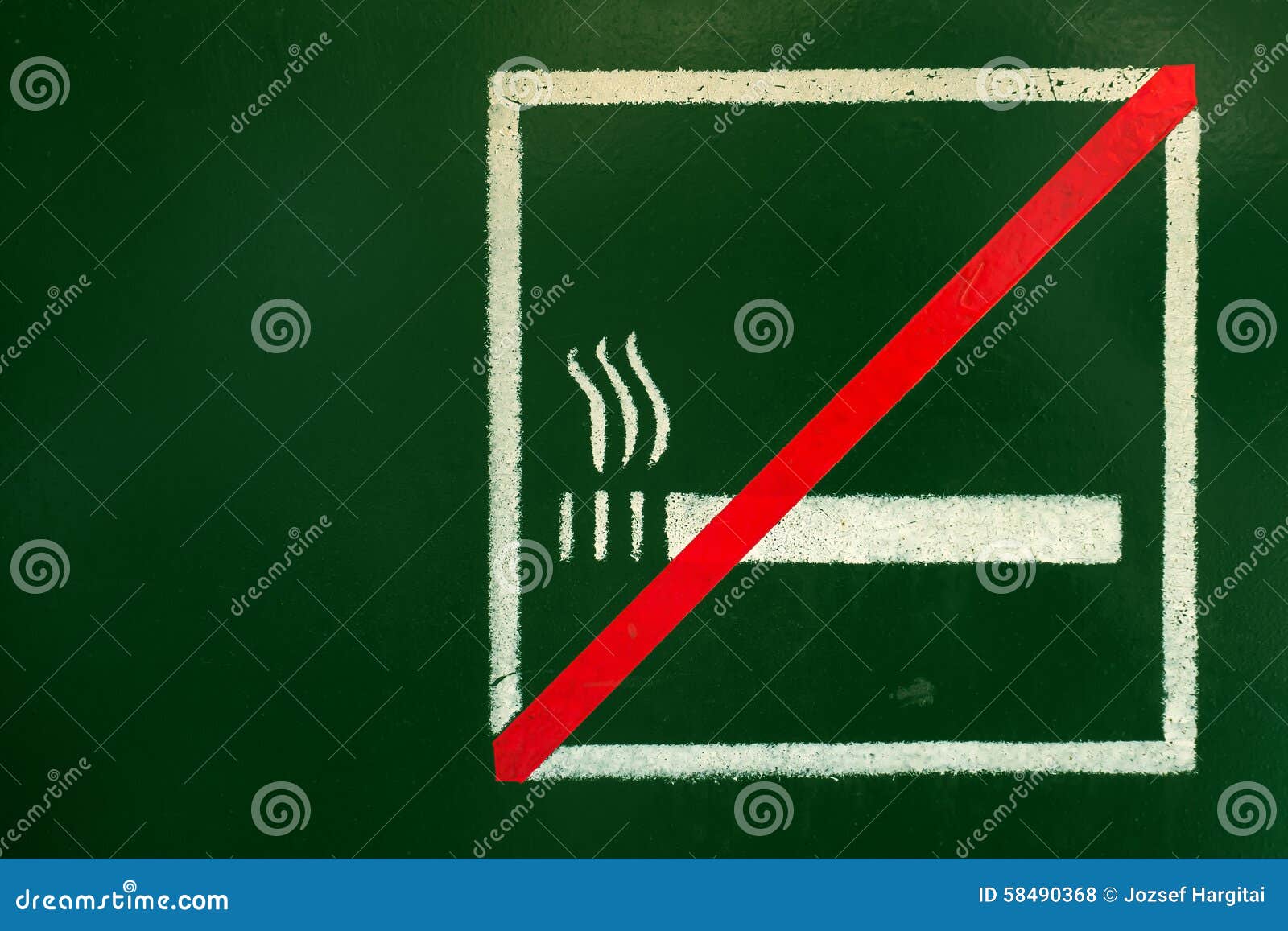 No smoking sign stock photo. Image of signal, prohibition - 58490368