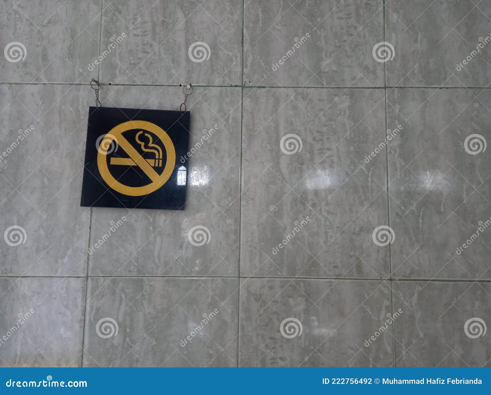 No Smoking Sign in the Mosque Area Stock Photo - Image of smoking ...
