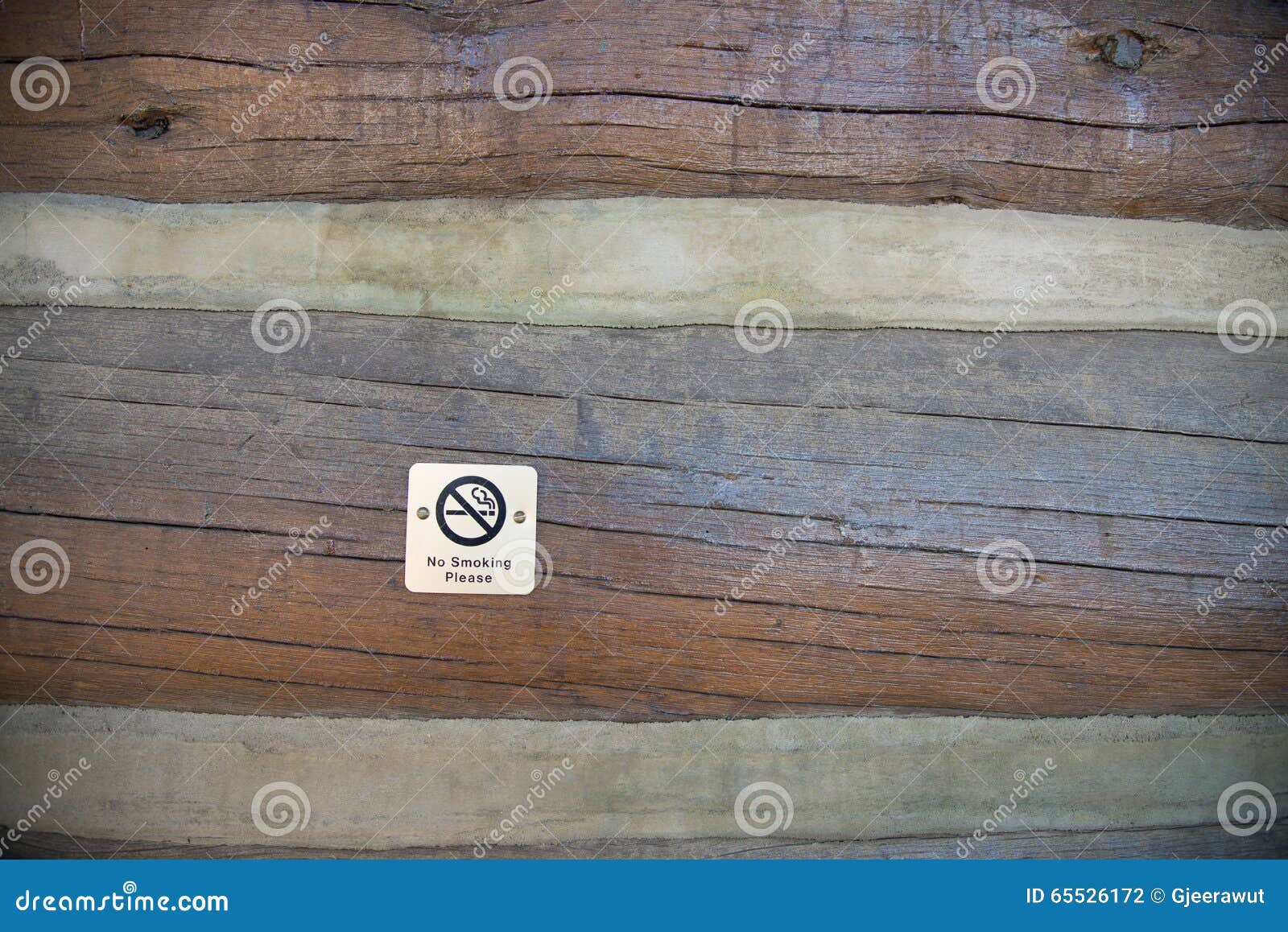 No Smoking Sign on Wooden Wall Stock Photo - Image of filter, health ...