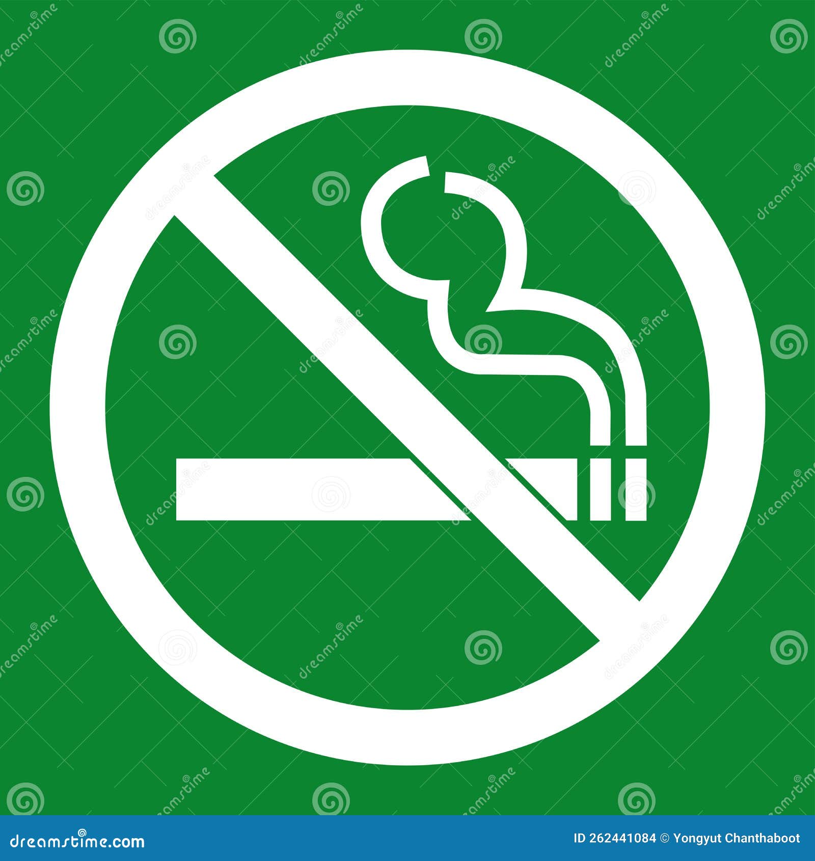 No Smoking Symbol Sign ,Vector Illustration.EPS10 Stock Vector ...